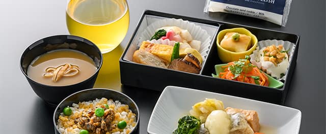 ANA Premium Class Dining / Drink|Domestic Flights|ANA