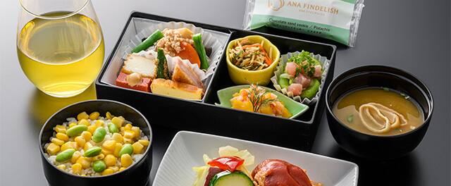 ANA Premium Class Dining / Drink|Domestic Flights|ANA