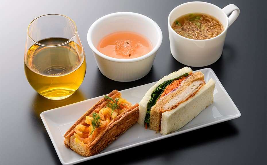 ANA Premium Class Dining / Drink|Domestic Flights|ANA