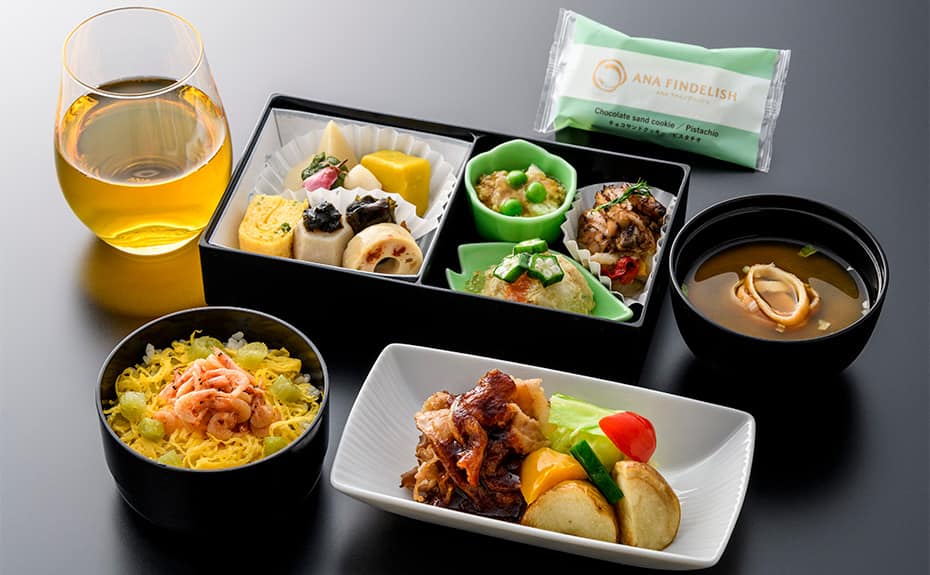 ANA Premium Class Dining / Drink|Domestic Flights|ANA
