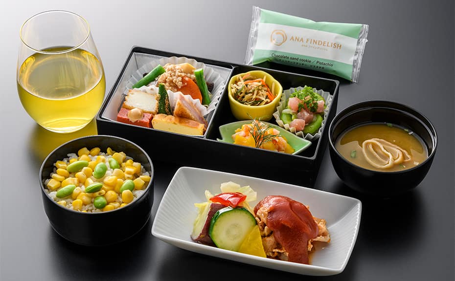 ANA Premium Class Dining / Drink|Domestic Flights|ANA