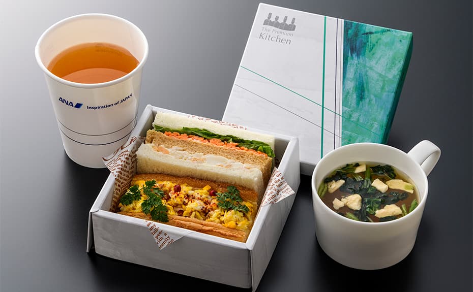 ANA Premium Class Dining / Drink|Domestic Flights|ANA