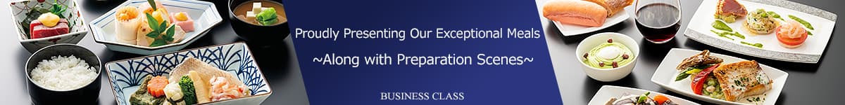 ANA BUSINESS CLASS Meals/Drinks|International flights|ANA