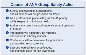 ANA Group Safety Principles | Approach to safety | ANA Group Corp.'s ...