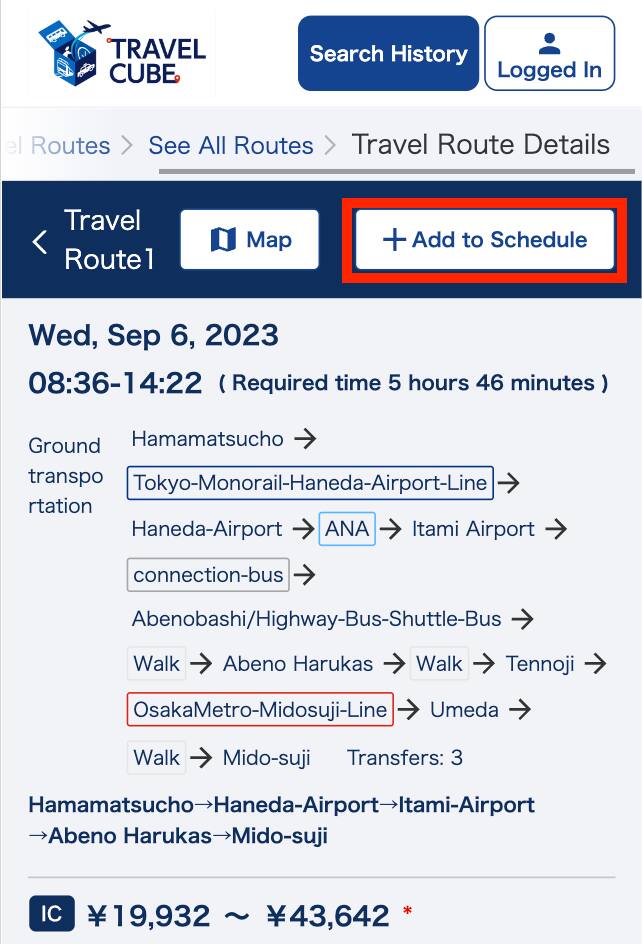TRAVEL CUBE l Support business trip and itinerary planning