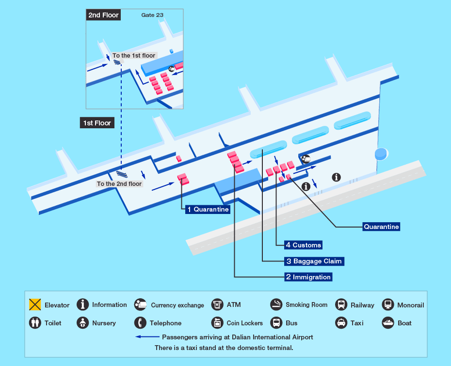 Xian Airport Terminal Map