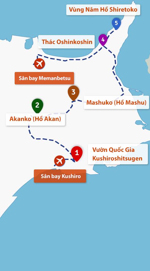 ĐẦM LẦY KUSHIRO VÀ VÙNG NĂM HỒ SHIRETOKO | Gợi ý điểm đến | Japan ...