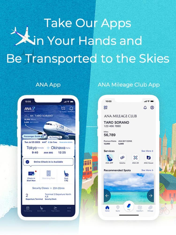 ANA's Two Apps: All You Need for Flights and Miles|ANA