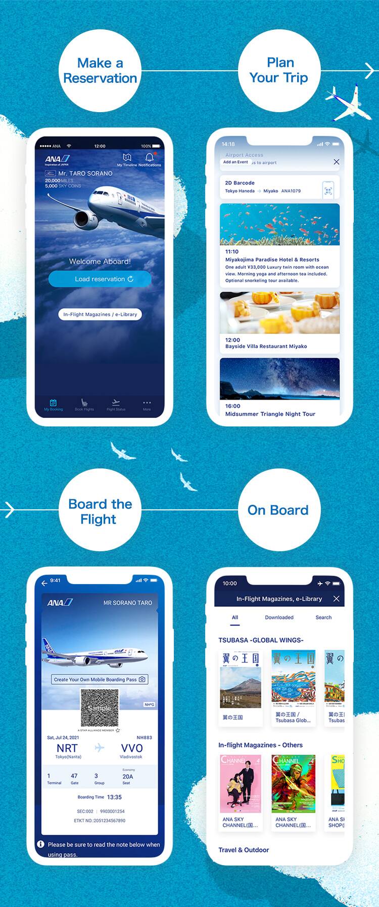 ANA's Two Apps: All You Need for Flights and Miles|ANA