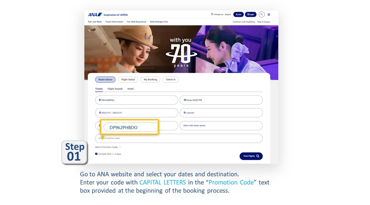 The Great BDO Travel Sale | Promotions | Plan | Plan and Book | ANA